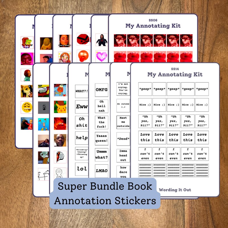 Book Annotation Kit - Etsy