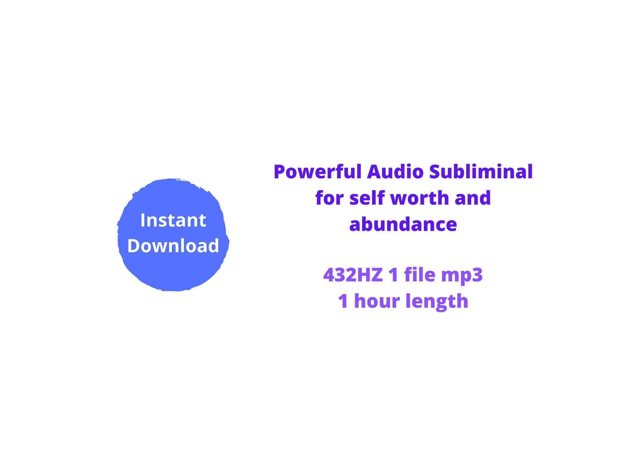 Subliminal Audio Self Confidence Abundance Self Worth 432 Hz 1 Hour - Etsy