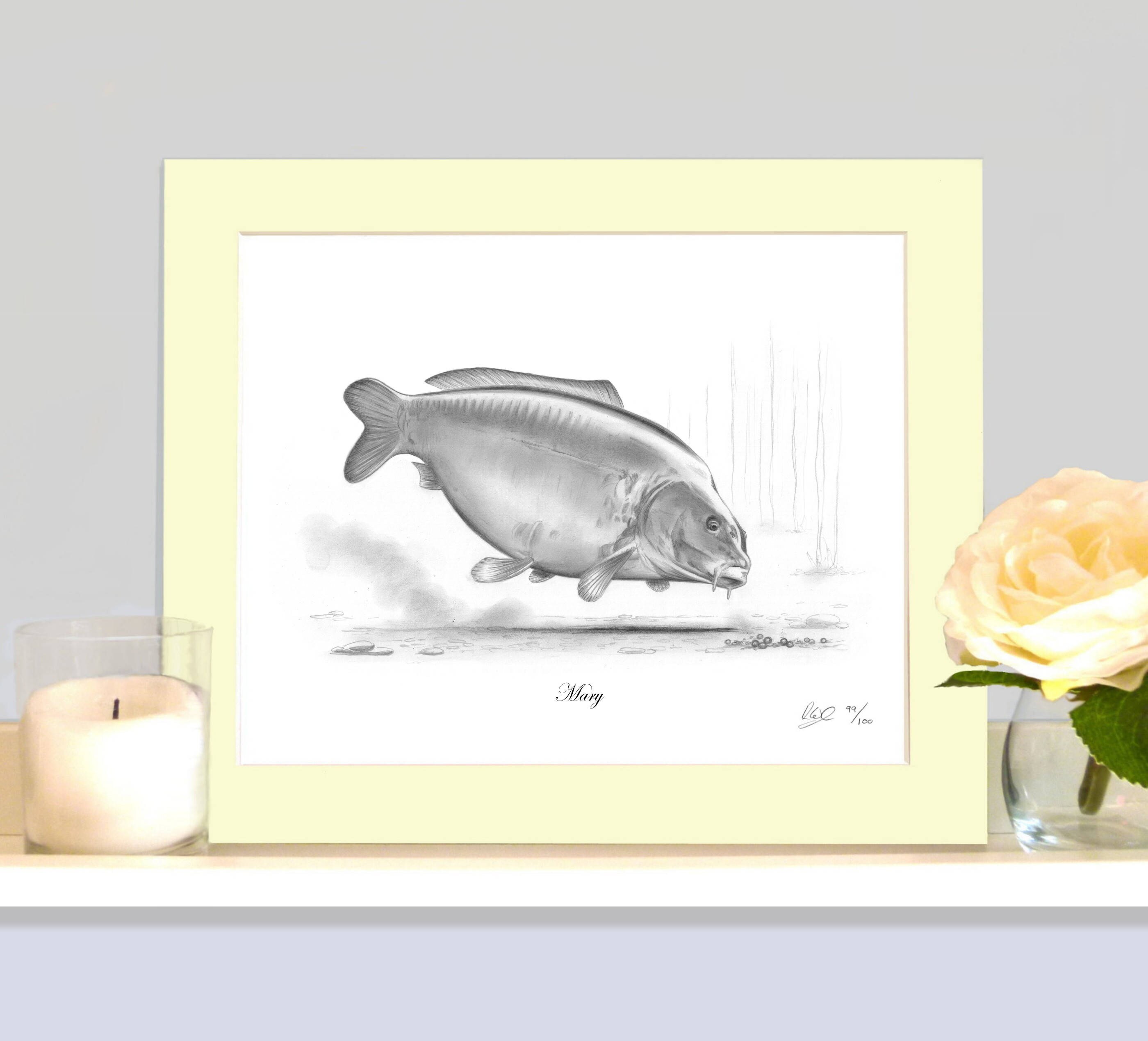 Mary From Wraysbury Carp Legends Series of Famous Legendary UK - Etsy UK