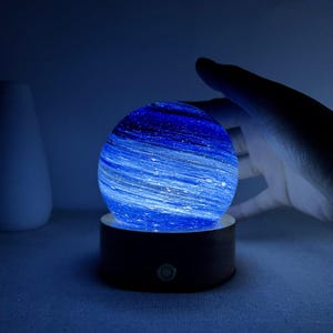Custom Planet Night Light, Milky Way Night Lamp, Galaxy Desk Lamp ...