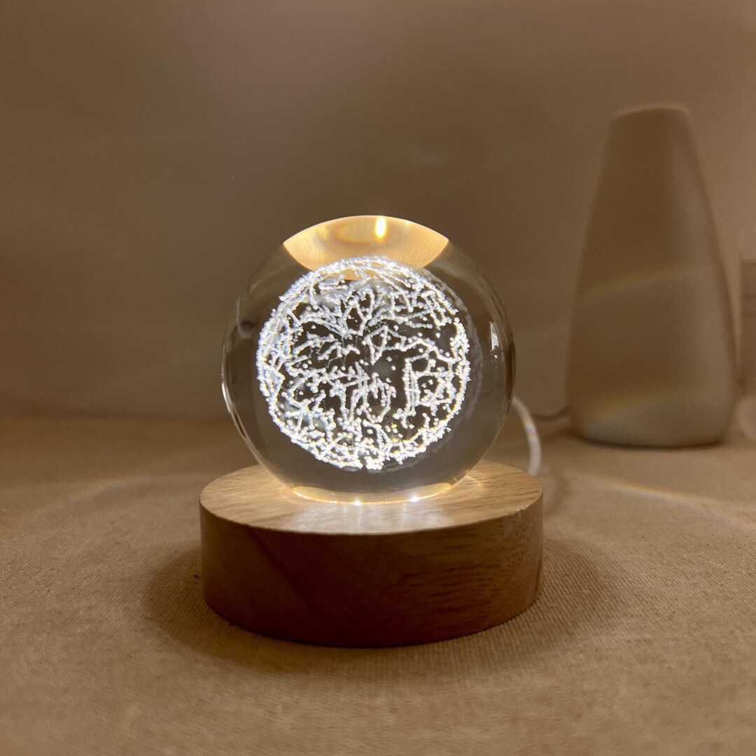 Custom Star Map Night Light, Star Chart Sphere Lamp, Personalized ...