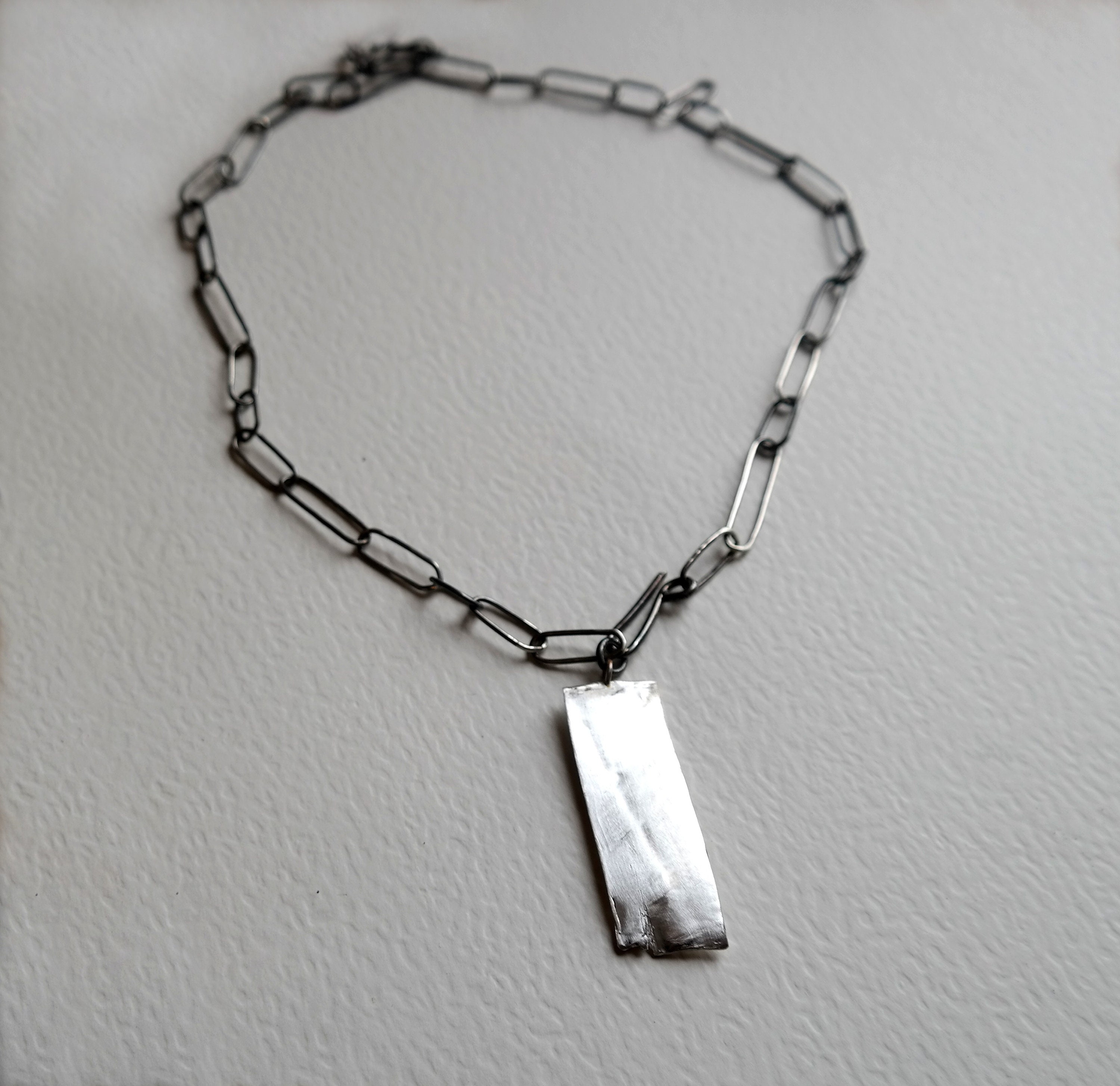 Handmade Sterling Silver Necklace Silver Chain Big Silver | Etsy