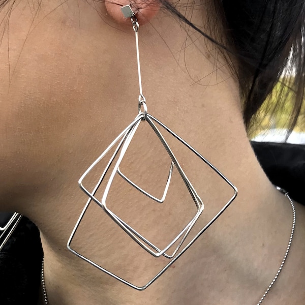 Oversized Earrings - Etsy