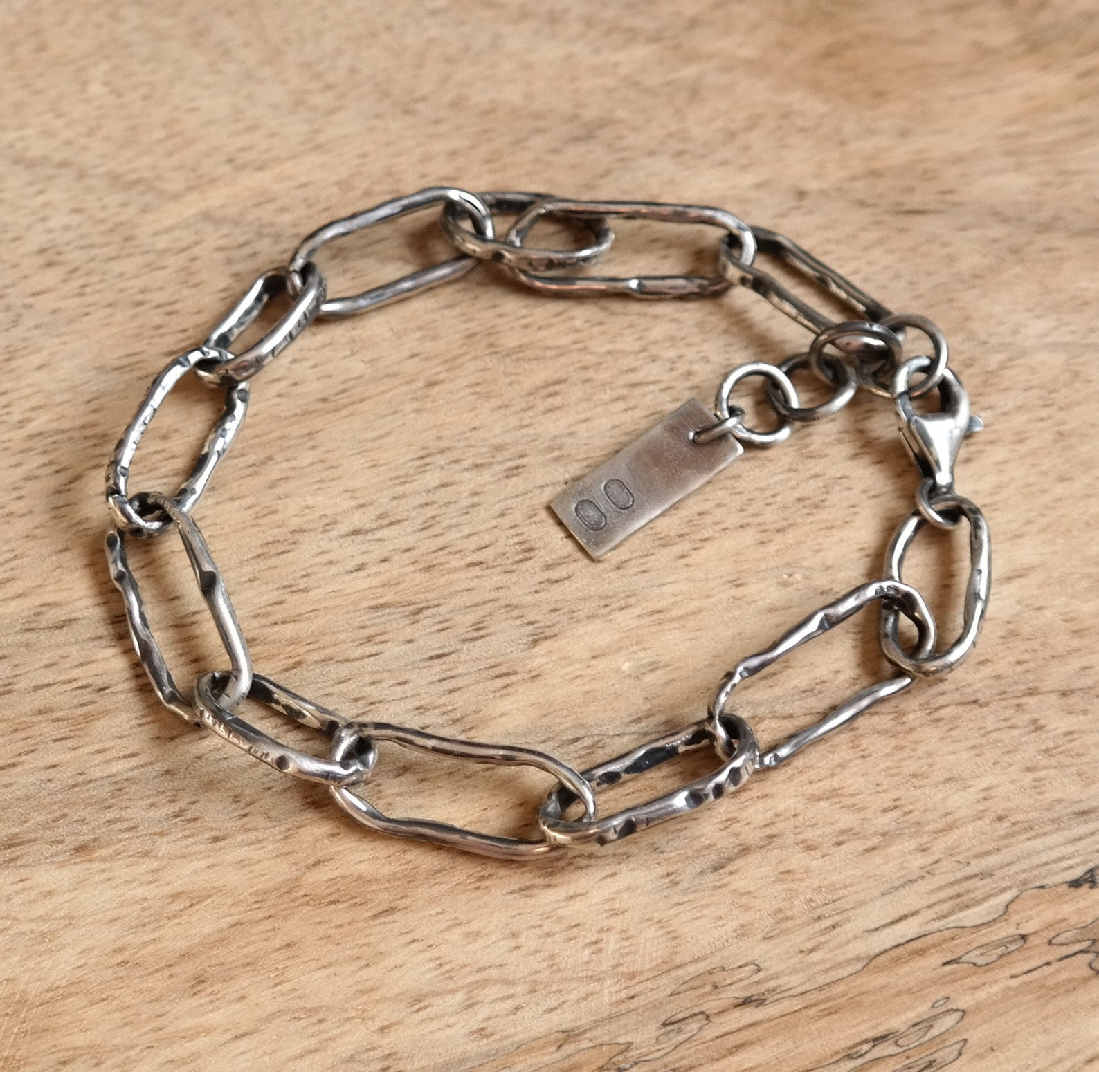 Solid Sterling Silver Men's Bracelet Handmade 925 Silver | Etsy