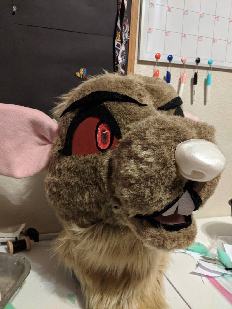 Partial Rodent / Mouse / Rat Fursuit Head and Tail | Etsy