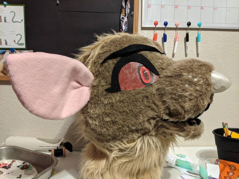 Partial Rodent / Mouse / Rat Fursuit Head and Tail | Etsy