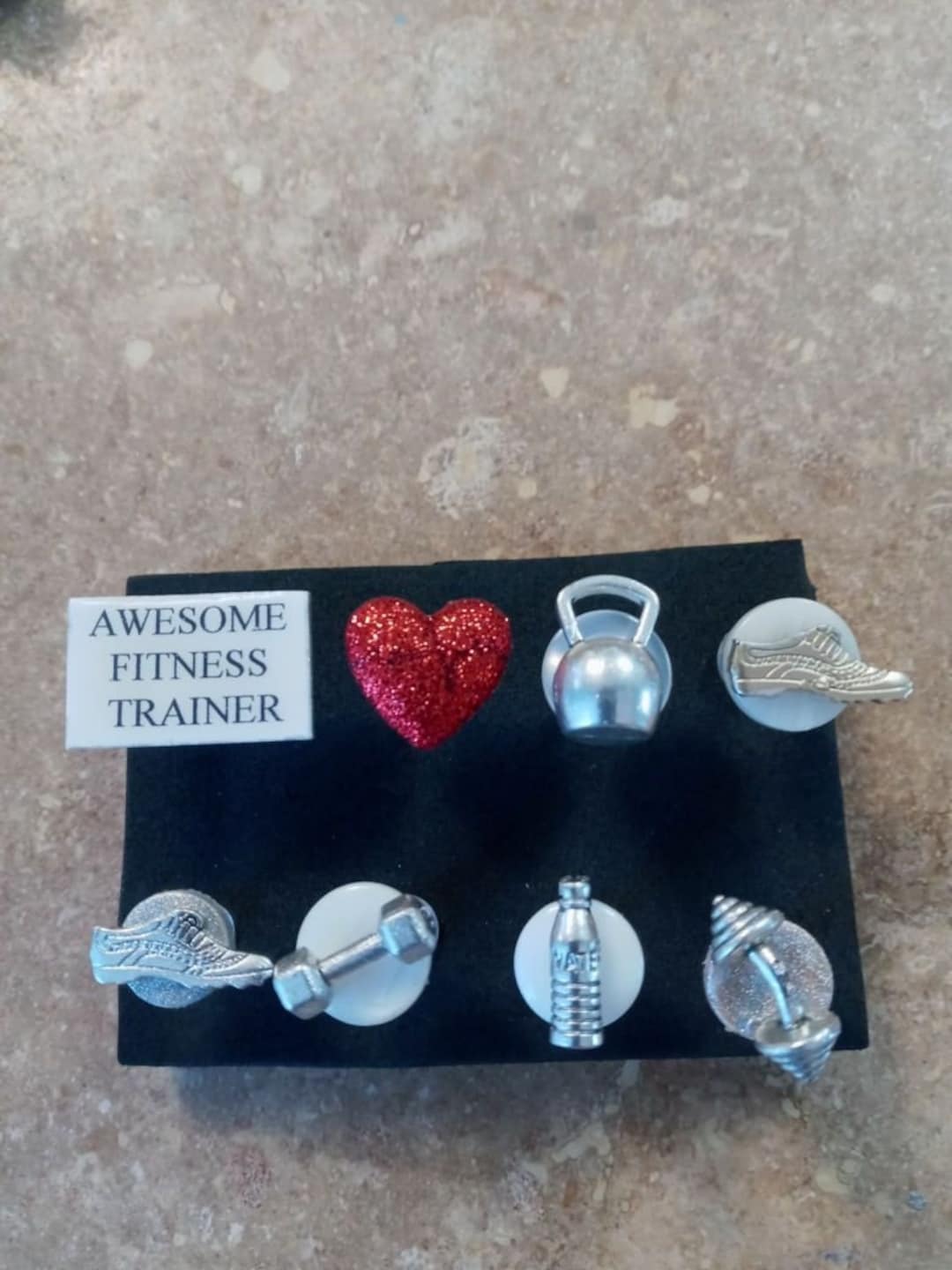 Fitness Trainer Push Pins or Magnets - Etsy