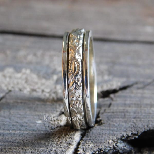 Narrow Spinner Ring - Etsy