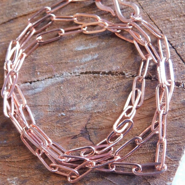Copper Rope Chain - Etsy