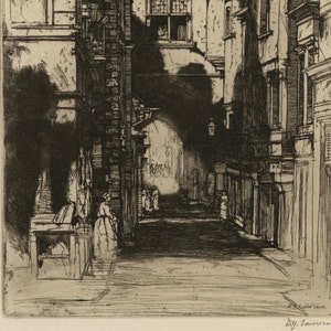 DAVID YOUNG CAMERON (british, 1865-1945), "amboise", 1903, Original ...