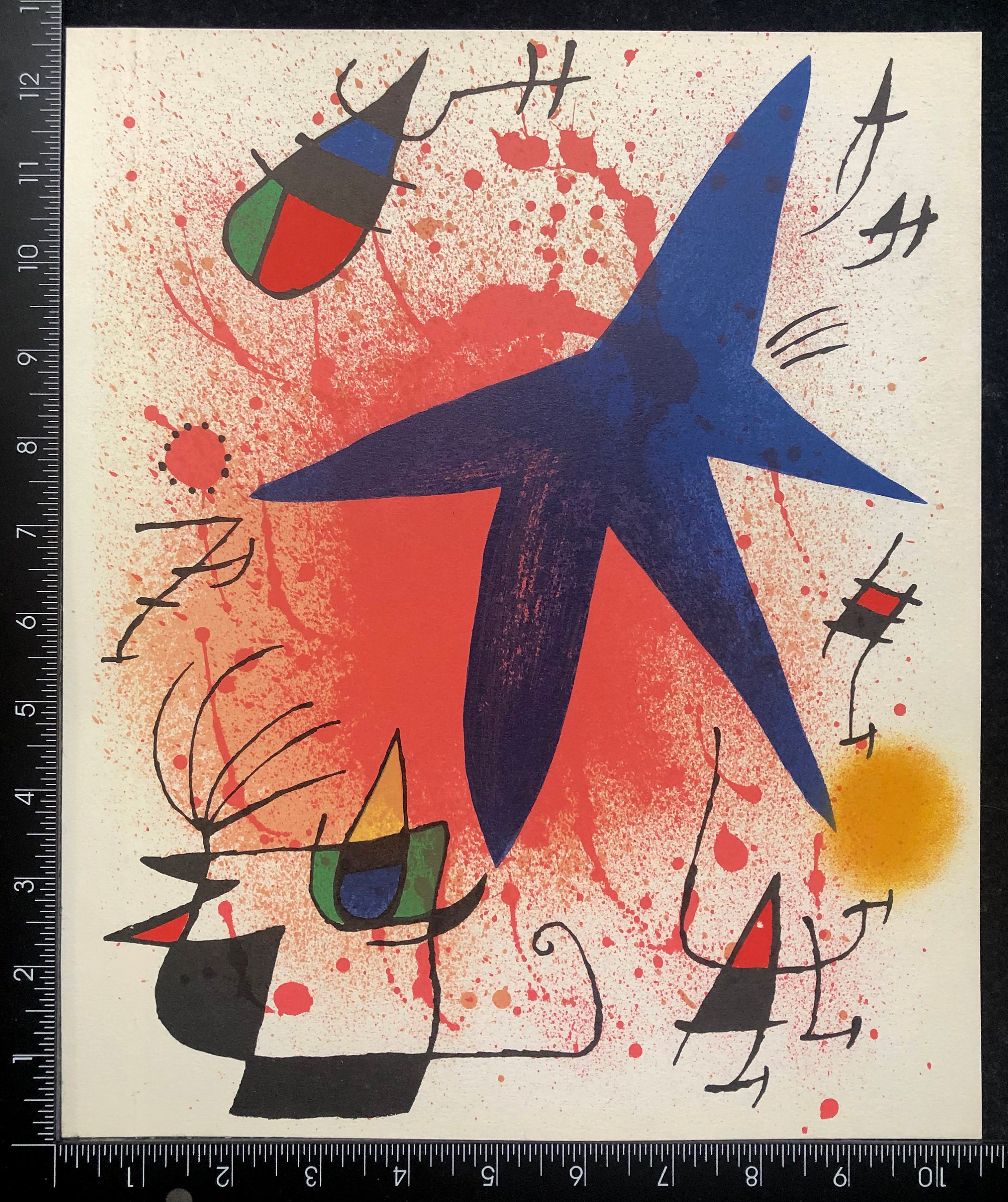 JOAN MIRO spanish/french, 1893-1983, lithographe I, 1972, Original ...
