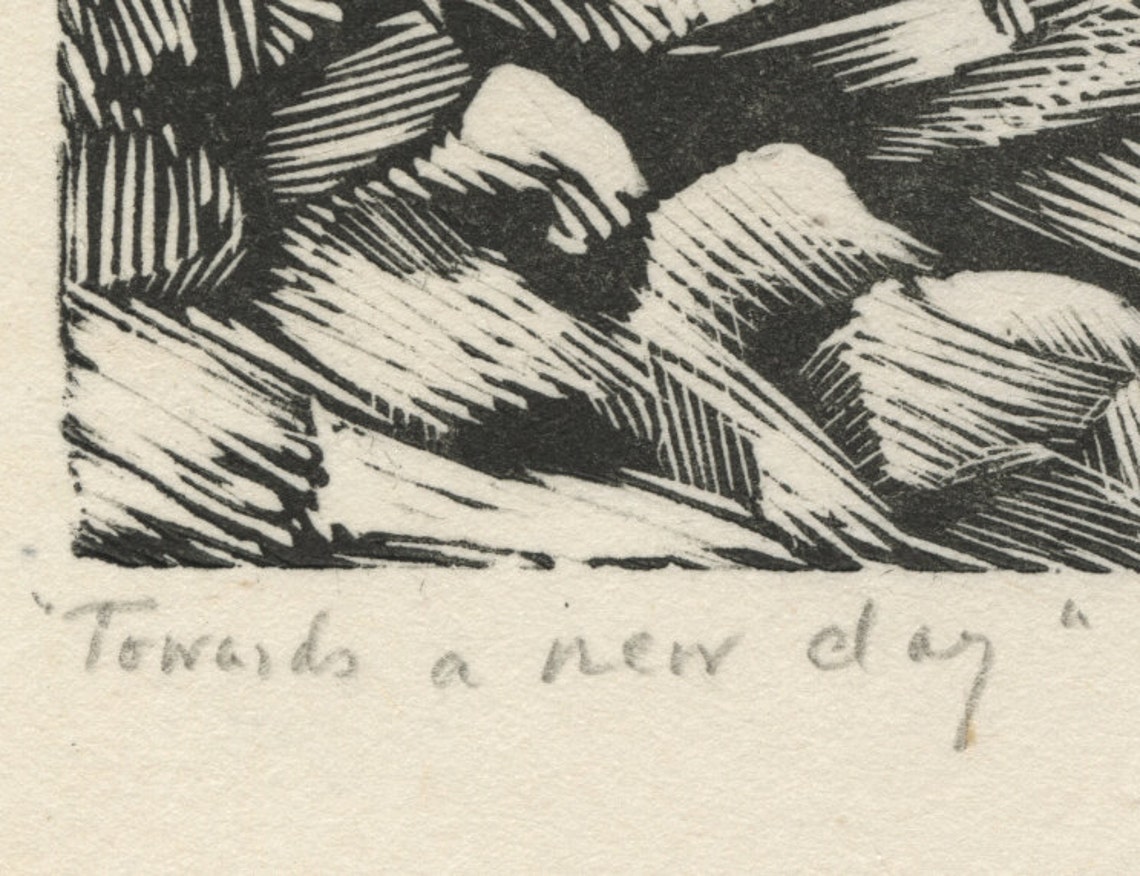 ISAC FRIEDLANDER latvian/american, 1890-1968, towards a New Day, 1935 ...