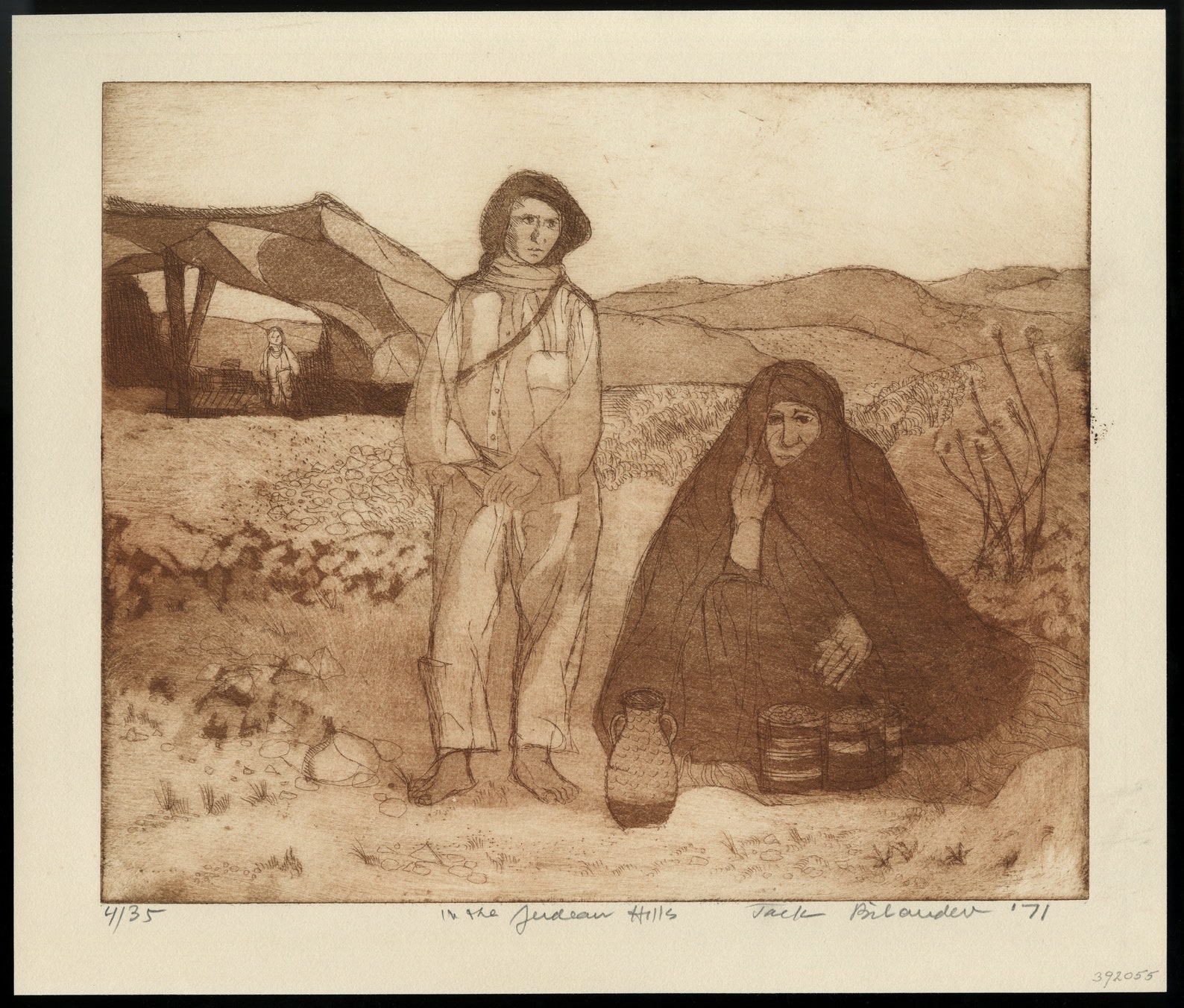 JACK BILANDER american 1919-2008 in the Judean - Etsy