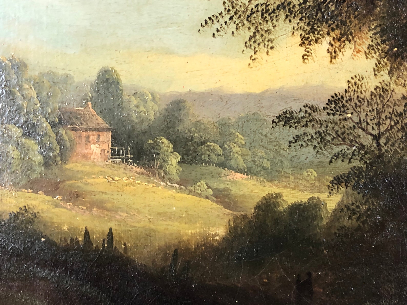 EDMUND C. COATES american, 1816-1871, the Homestead, 1858, Oil on ...