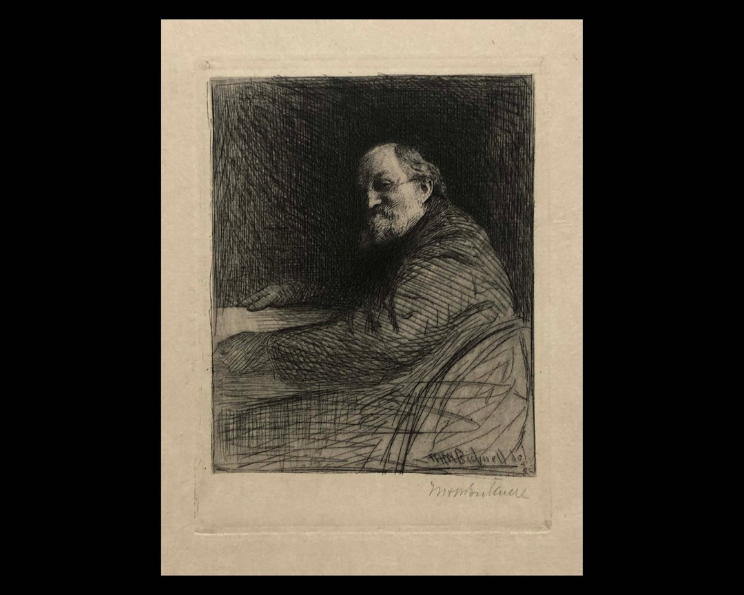 WILLIAM HARRY Warren BICKNELL (american, 1860-1947), "portrait of ...