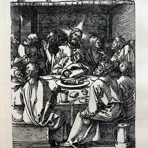 ALBRECHT DURER (german, 1471-1528), "the Last Supper - the Small ...