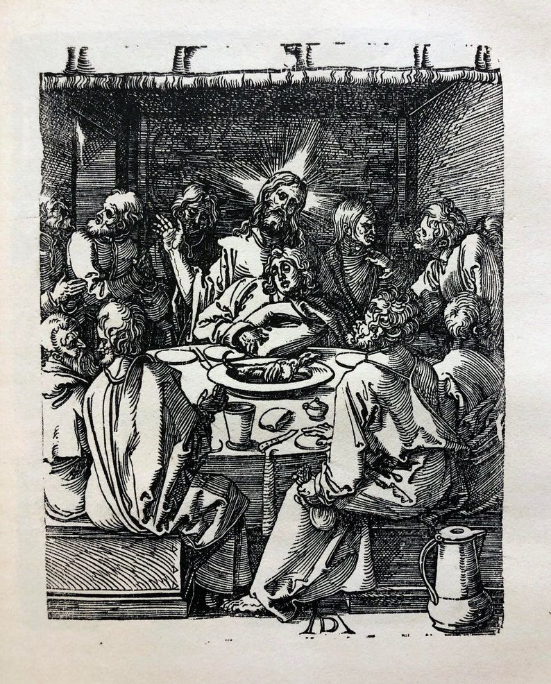 ALBRECHT DURER (german, 1471-1528), "the Last Supper - the Small ...