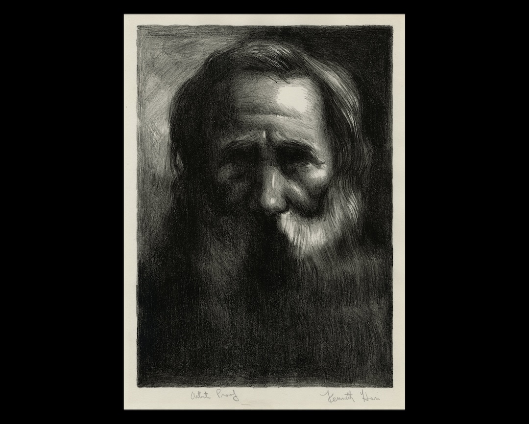 KENNETH HARI (american, 1947-living), "prophet", 1974, Original ...