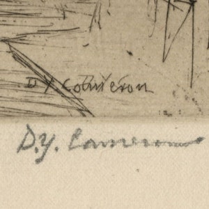 DAVID YOUNG CAMERON (british, 1865-1945), "amboise", 1903, Original ...