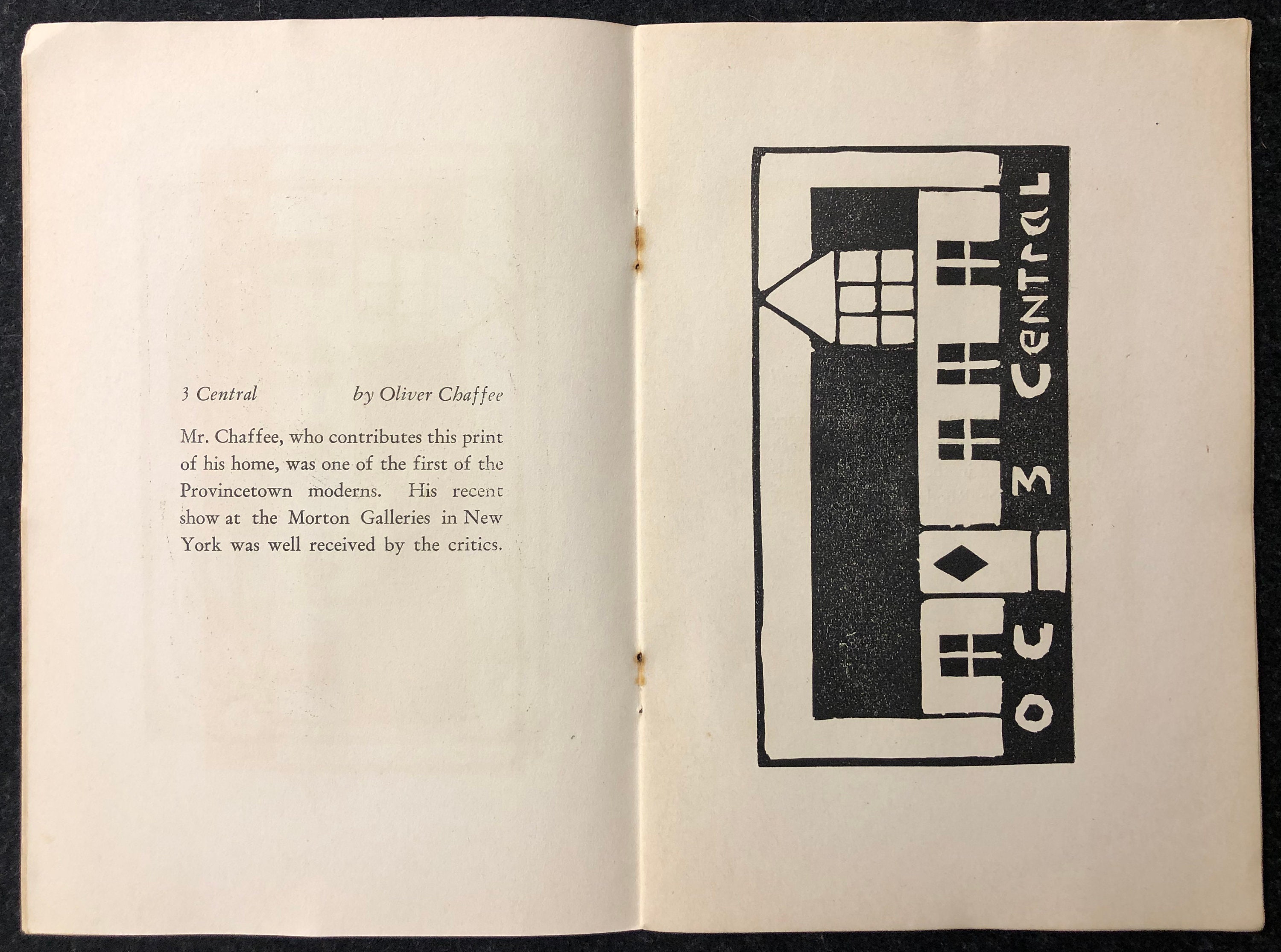 BLANCHE LAZELLE american, 1878-1956, my Studio, 1935, Original Linocut ...