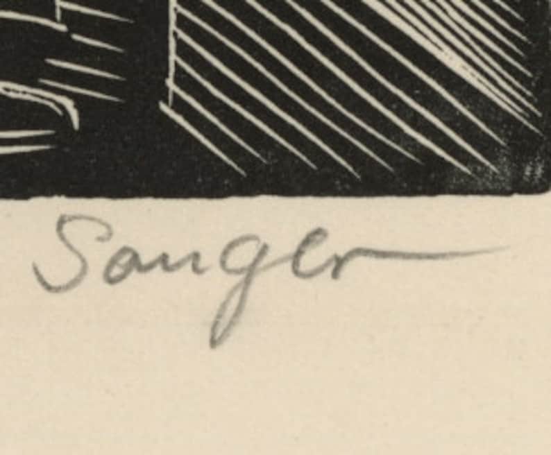 ISAAC SANGER (american, 1899-1961), "tug Boats", Ca. 1930, Original ...