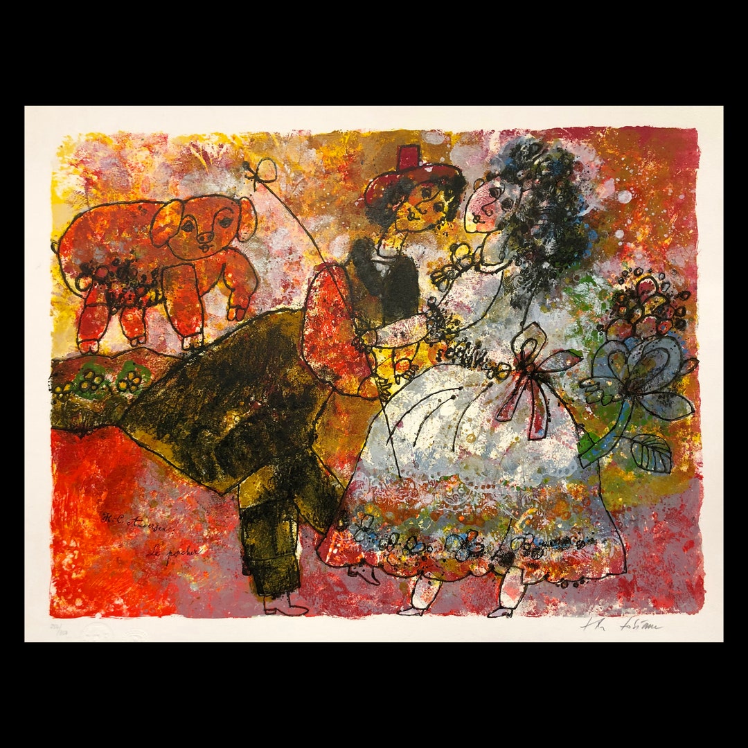 THEO TOBIASSE israelí/francés, 1927-2012, H.C. Andersen: Le Porchere ...