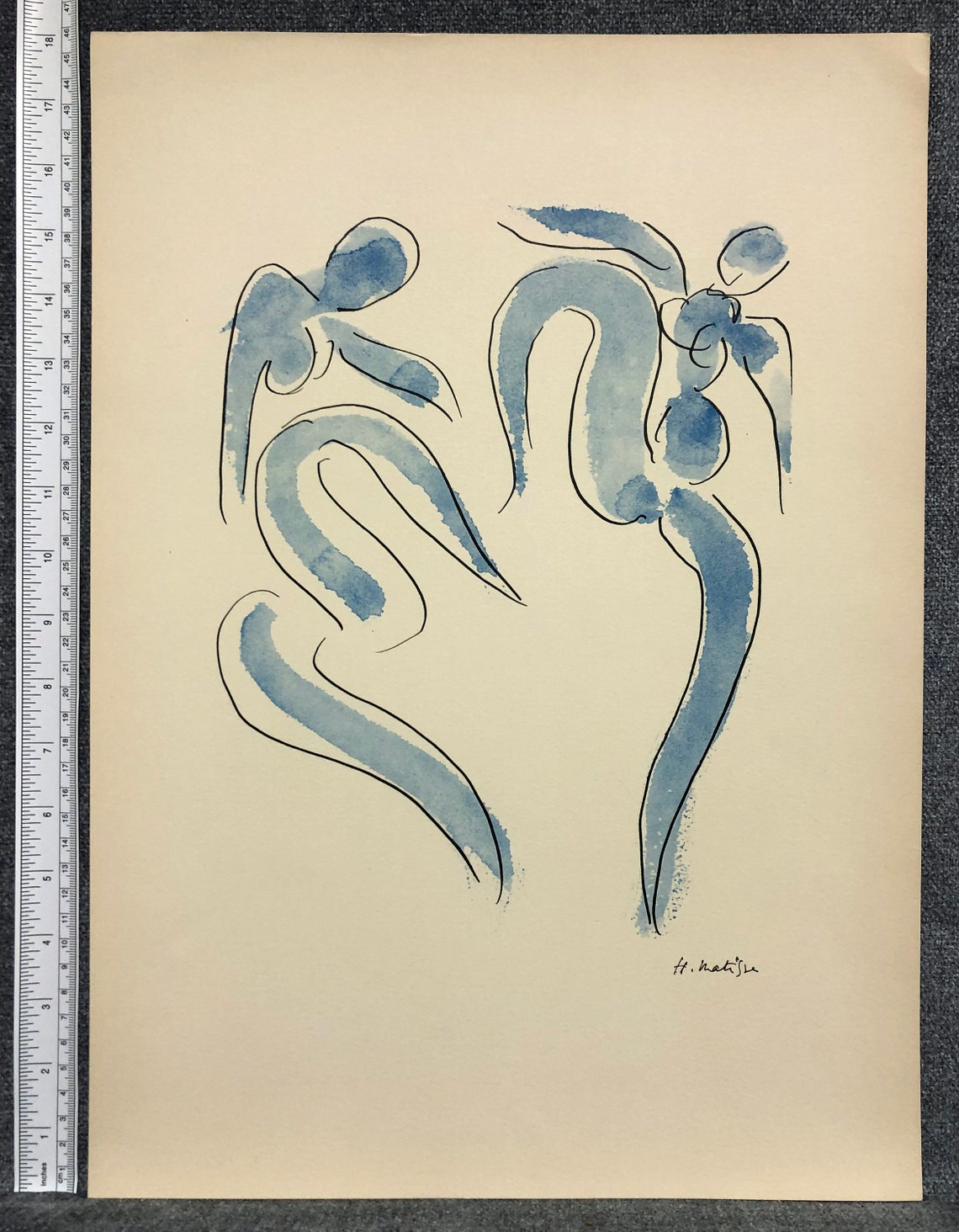 HENRI MATISSE after french, 1869-1955, la Danse, 1959, Pochoir Print ...