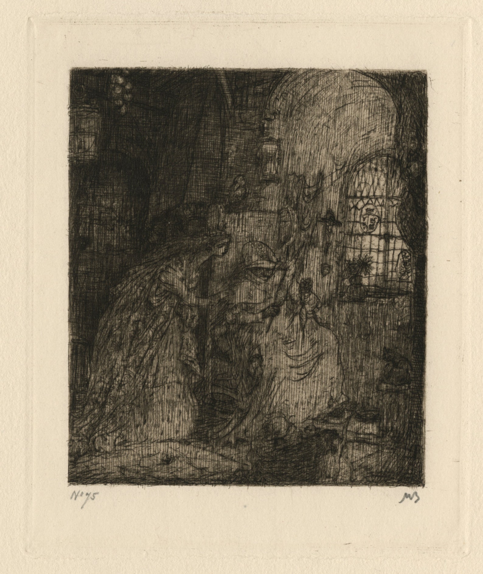 MARIUS BAUER (Nederlands, 1867-1932), "De Schone Slaapster", 1894 ...