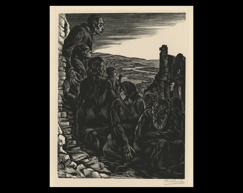 ISAC FRIEDLANDER latvian/american, 1890-1968, towards a New Day, 1935 ...