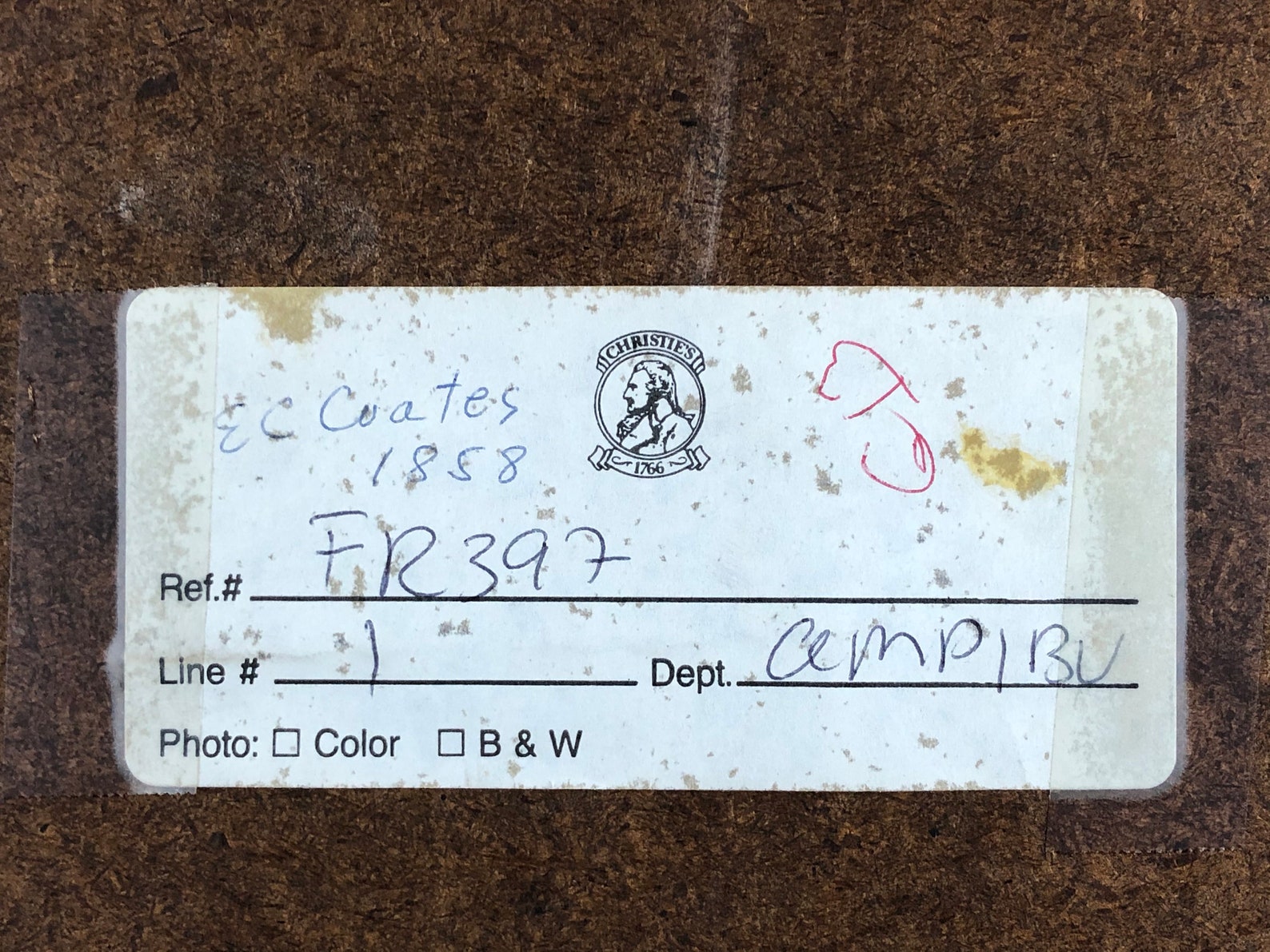 EDMUND C. COATES american, 1816-1871, the Homestead, 1858, Oil on ...