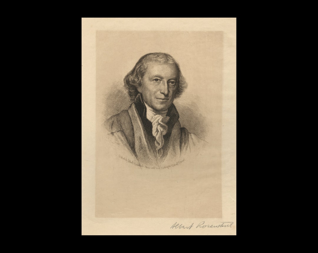 ALBERT ROSENTHAL (american, 1863-1939), "wm. Samuel Johnson", 1888 ...