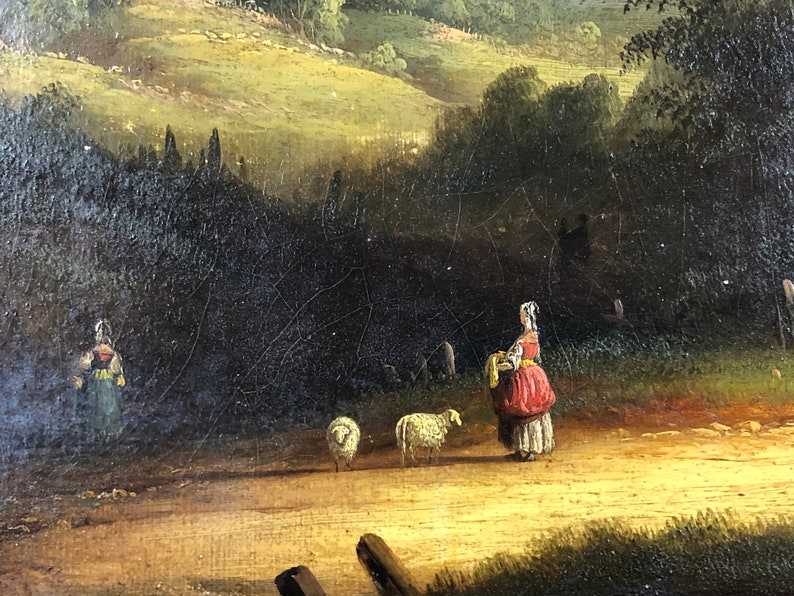 EDMUND C. COATES (american, 1816-1871), "the Homestead", 1858, Oil on ...