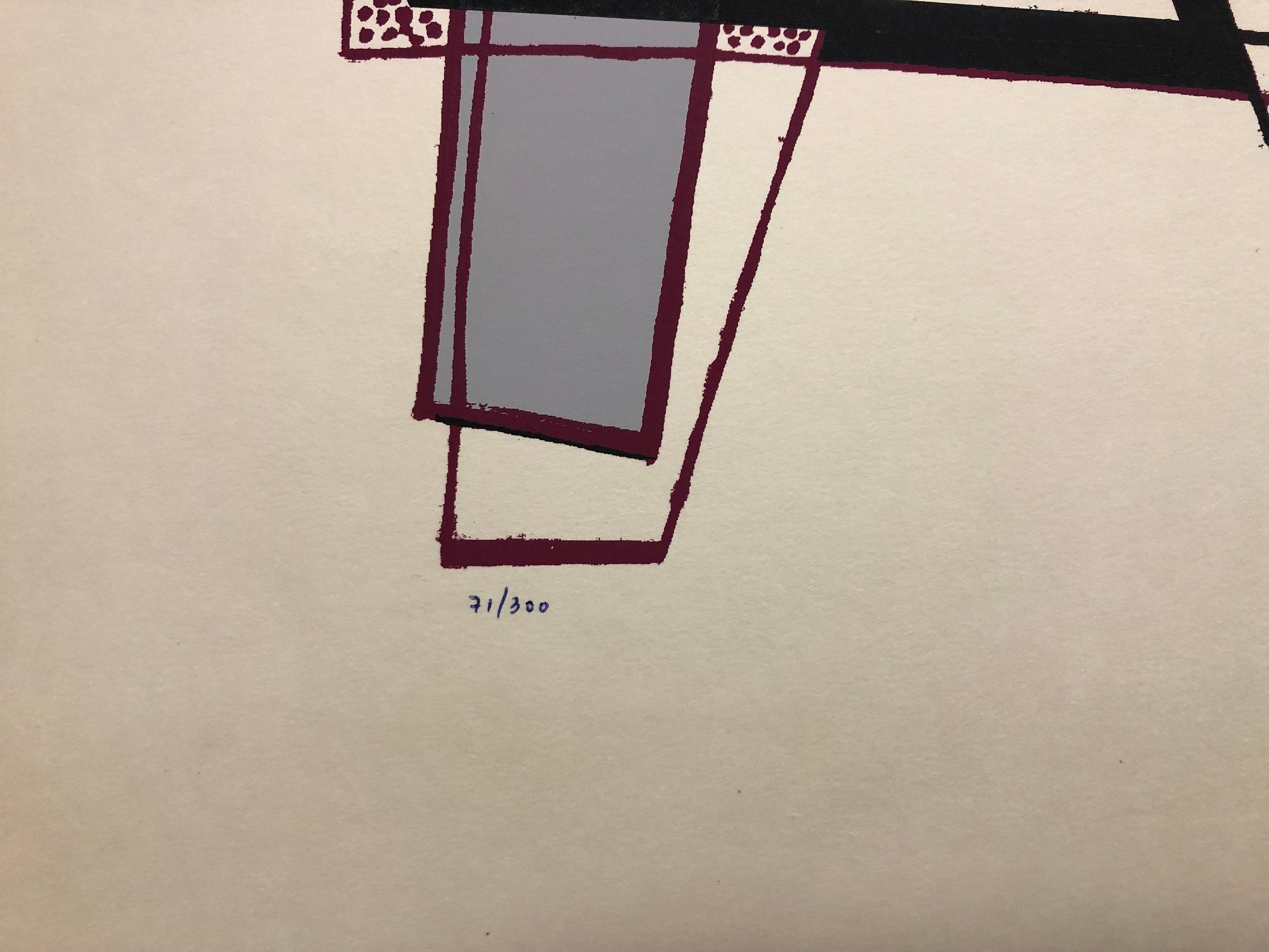 ANDRE BLOC french, 1896-1966, composition V, 1953, Original Screenprint ...