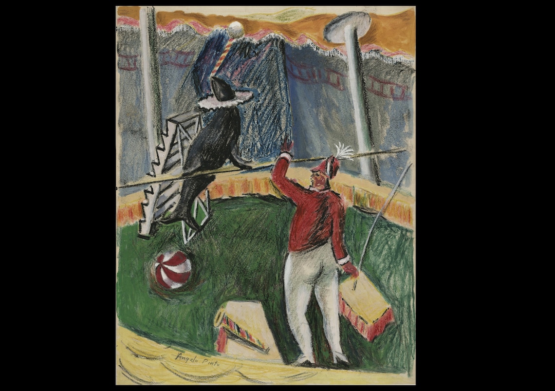 ANGELO PINTO italian/american, 1908-1994, circus Seal Trainer, Ca. 1950 ...