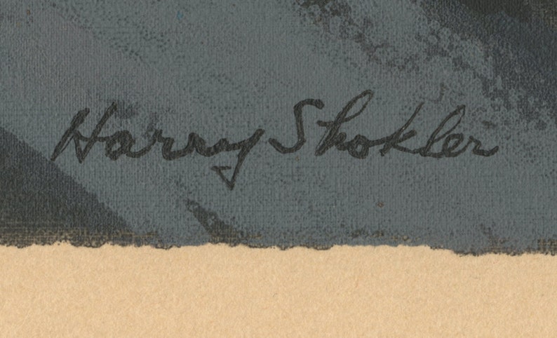 HARRY SHOKLER (america, 1897-1978), "maine Coast", Ca. 1950, Serigraph ...
