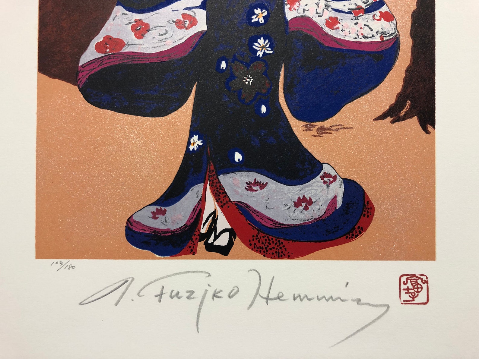 INGRID FUZJIKO-HEMMING (german/japanese, 1932-living), (woman in Kimono ...