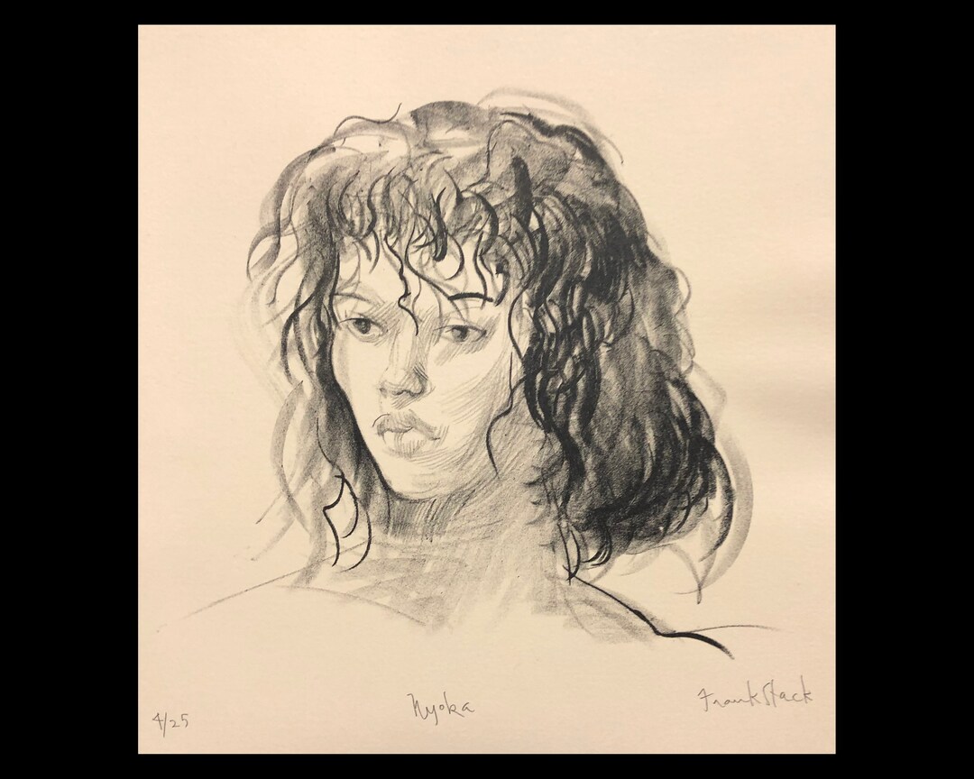 FRANK STACK (american, 1937-living), "nyoka", C.1980, Lithograph ...