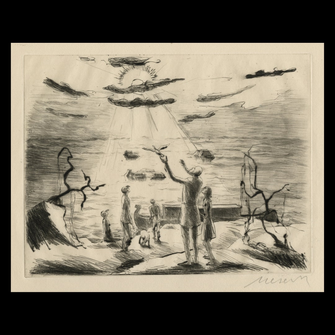 FELIX MESECK deutsch 1883-1955 Die Taube - Etsy.de