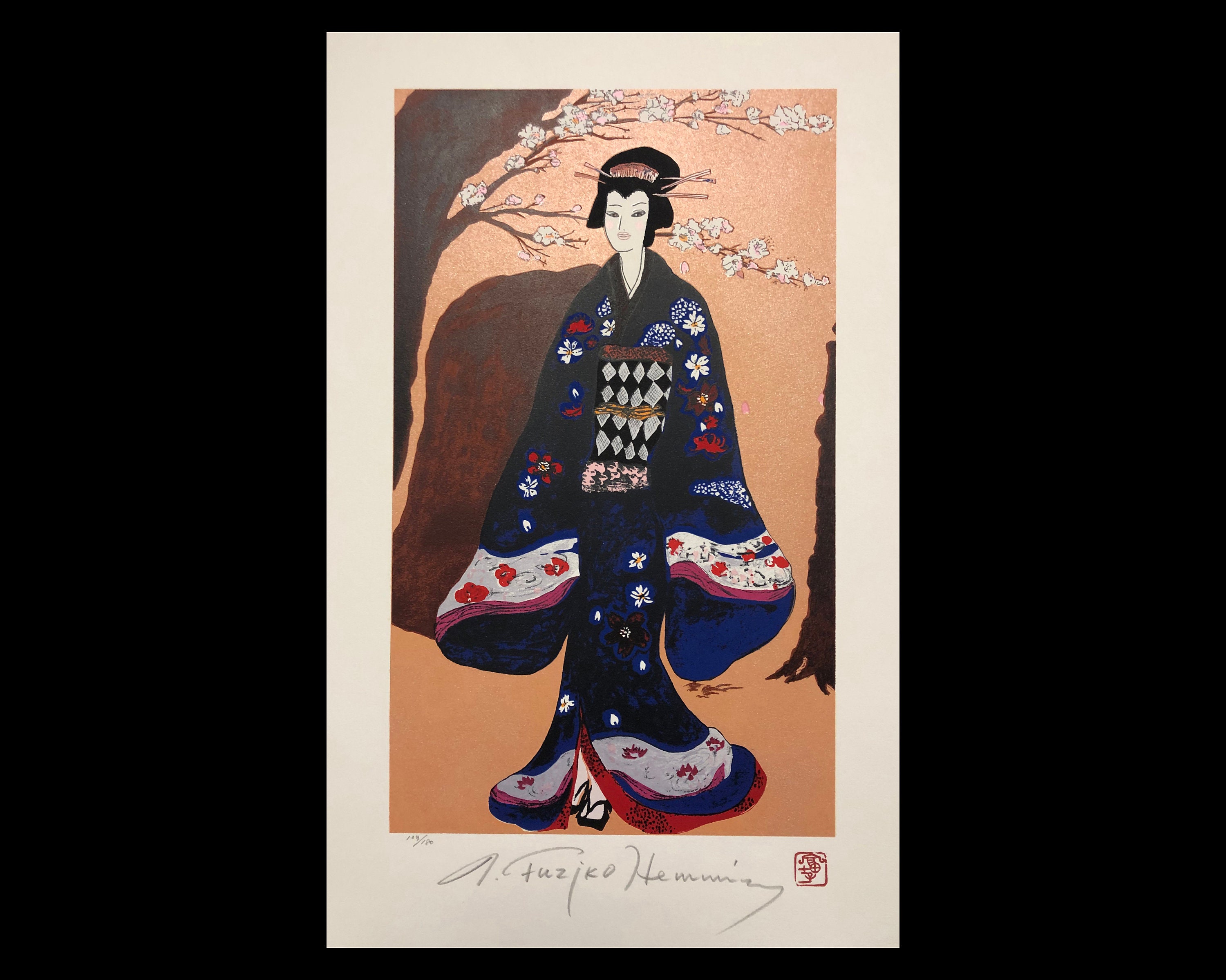 INGRID FUZJIKO-HEMMING german/japanese, 1932-living, woman in Kimono ...