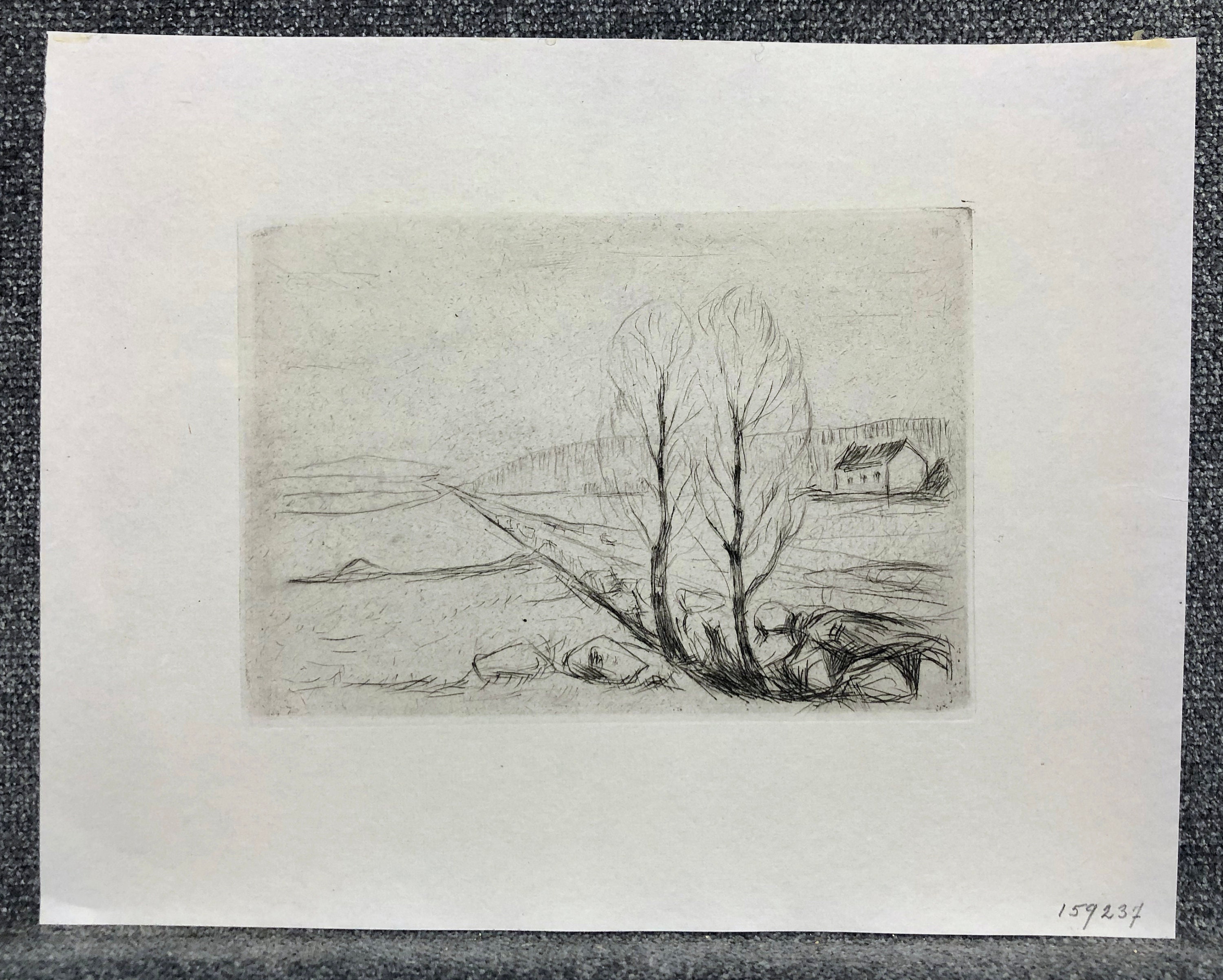 EDVARD MUNCH norwegian, 1863-1944, norwegian Landscape, 1908, Original ...