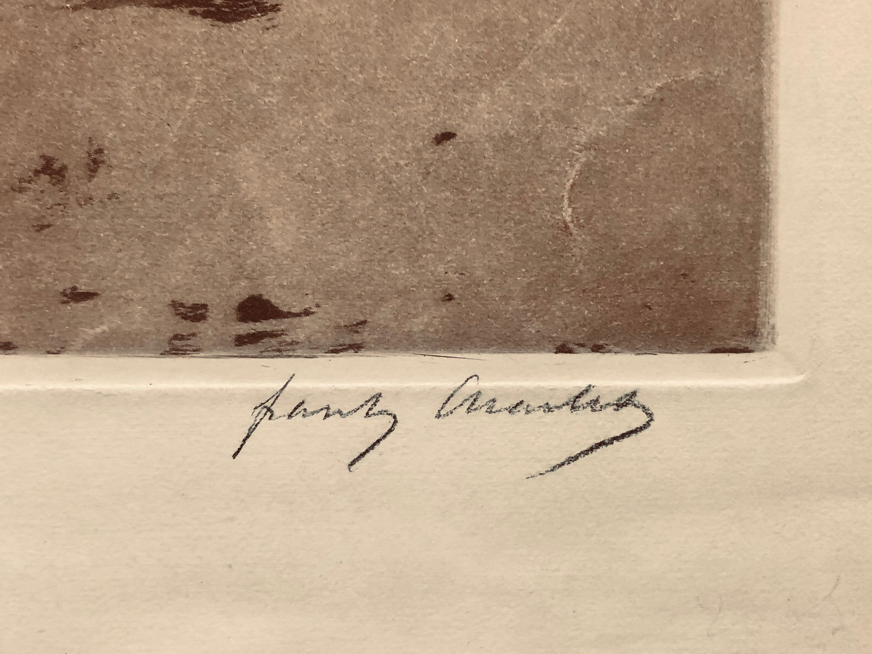 FRANTZ CHARLET belgian, 1862-1928, pres Du Berceau near the Cradle ...