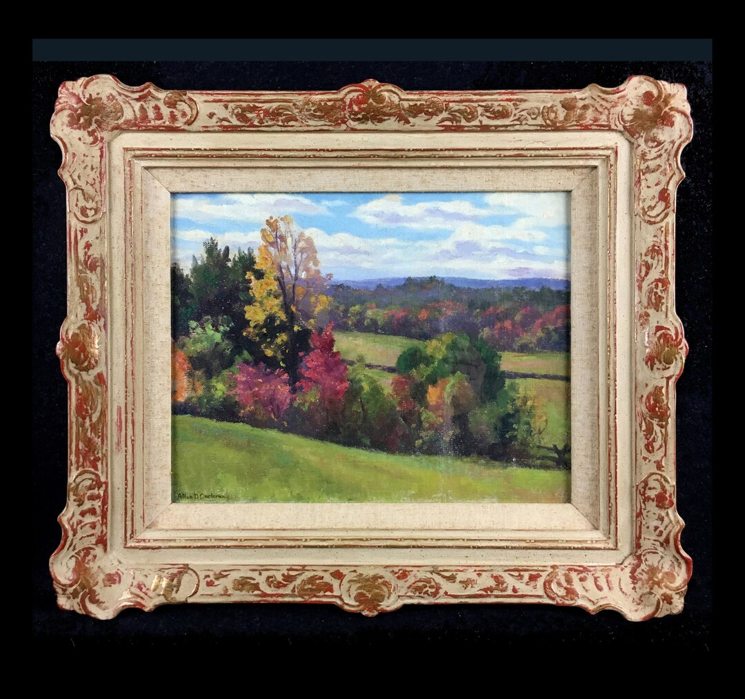 ALLAN DEAN COCHRAN (american, 1888-1971), "woodstock", Ca. 1930, Oil on ...