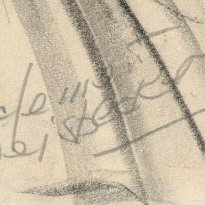 CLEMENT WEISBECKER (american, 1912-1965), "gazelles", 1937, Conte ...