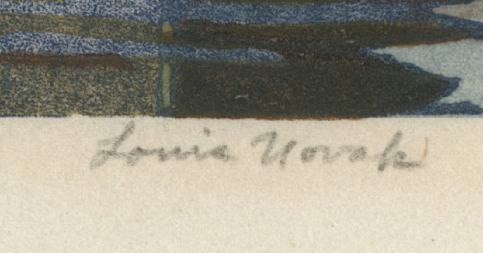 LOUIS NOVAK (american, 1903-1983), "the Fish Pier, Boston", Ca. 1930 ...