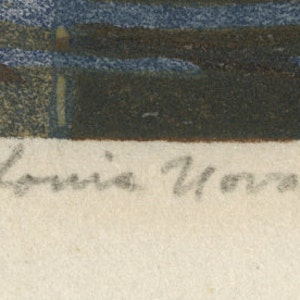 LOUIS NOVAK (american, 1903-1983), "the Fish Pier, Boston", Ca. 1930 ...