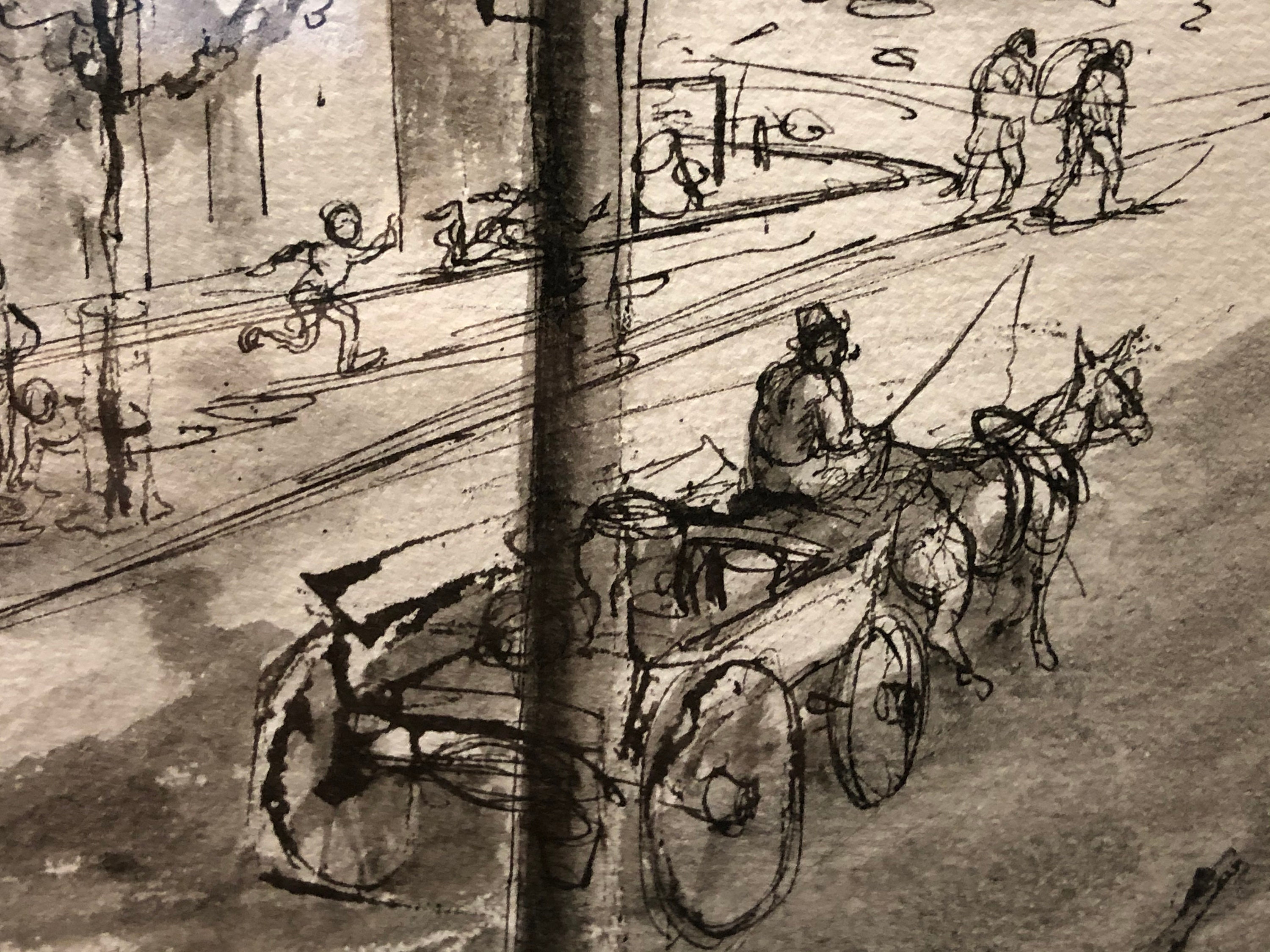 AARON SOPHER (american, 1905-1972), "south Baltimore", Ca. 1930, Pen ...