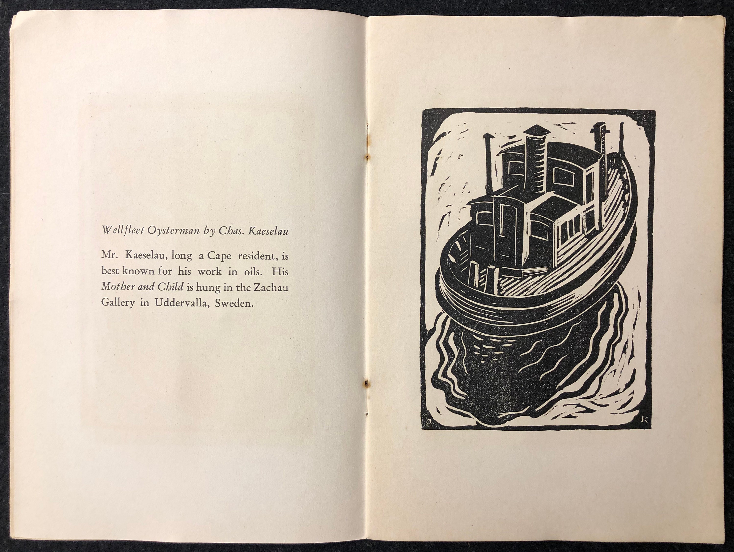 BLANCHE LAZELLE american, 1878-1956, my Studio, 1935, Original Linocut ...