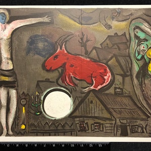 MARC CHAGALL (russian/french, 1887-1985), "mystical Crucifixion", 1950 ...