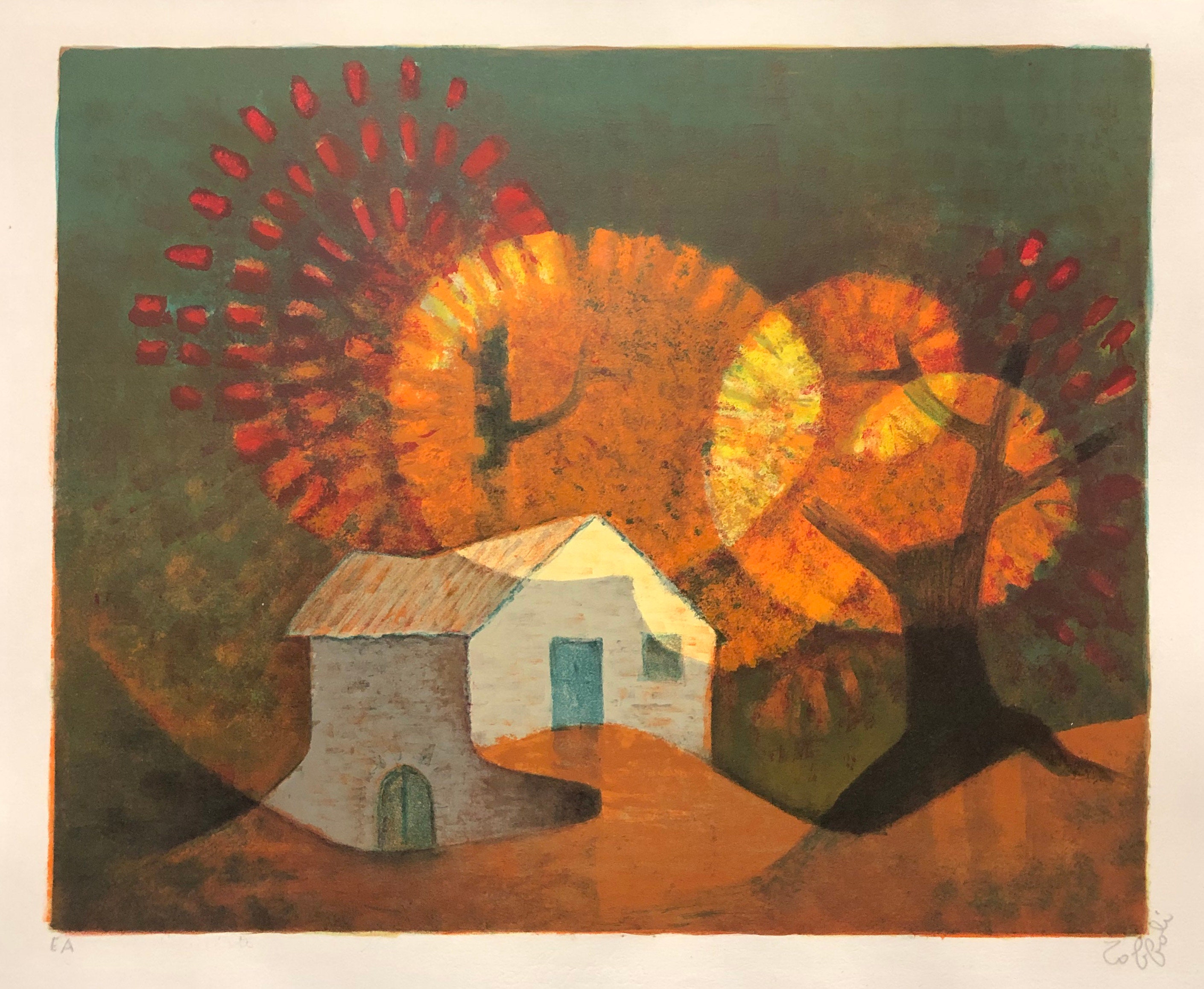 LOUIS TOFFOLI (italian/french, 1907-1999), "la Maison", 1972, Original ...