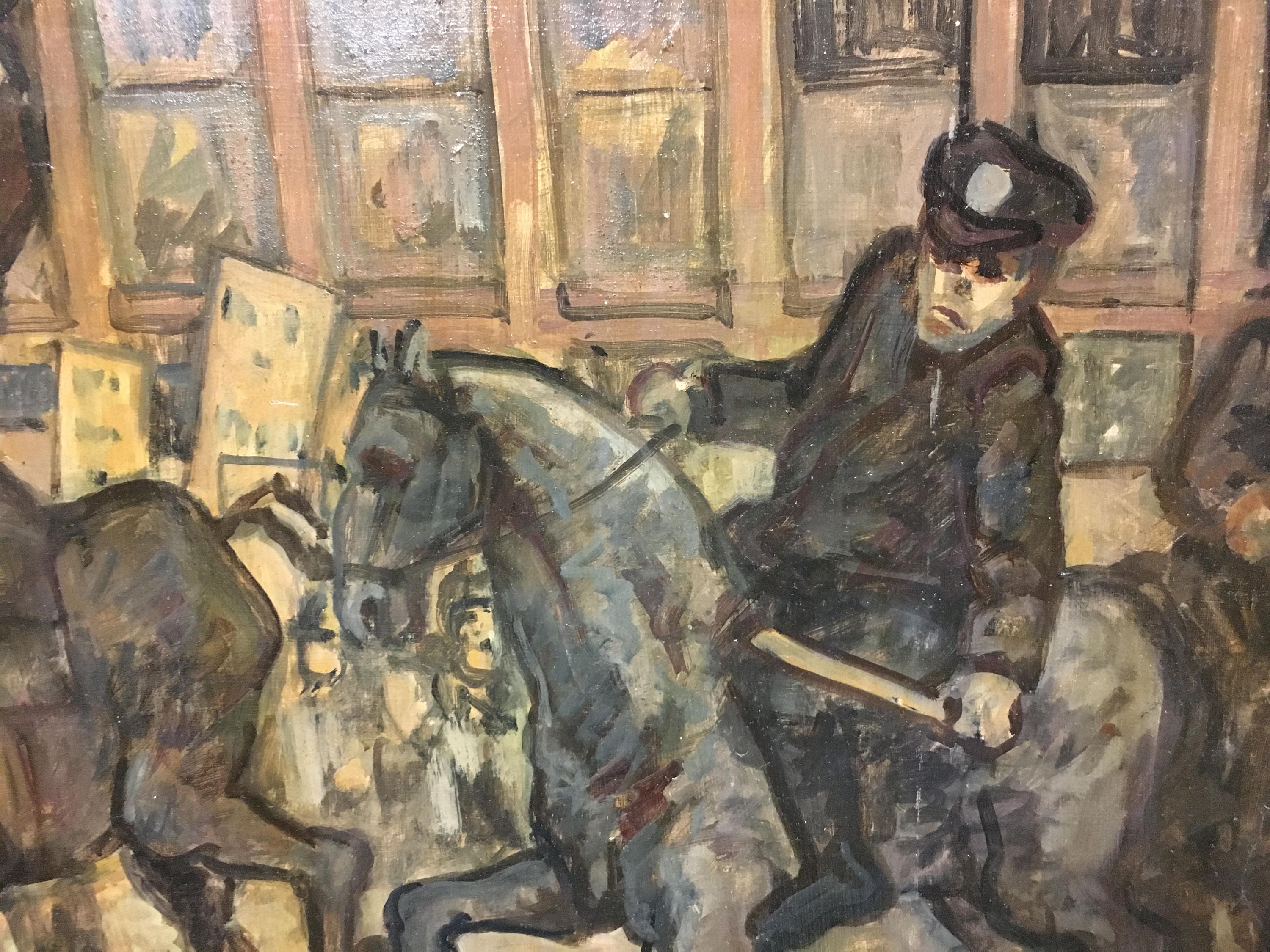 ARTHUR SMITH american, 1972, strike Breaking, Nyc, Ca. 1935-40, Oil on ...